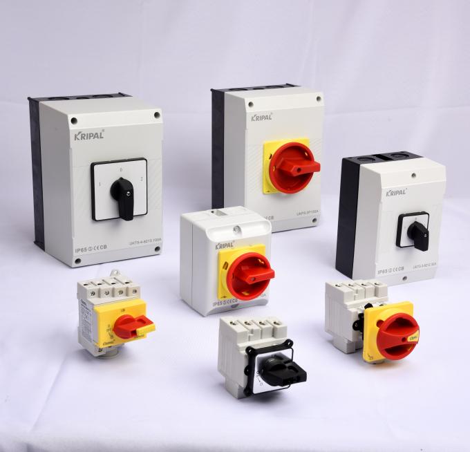 230-440V 63A 3 Pole Isolator Switch IP65 IEC Standard Waterproof