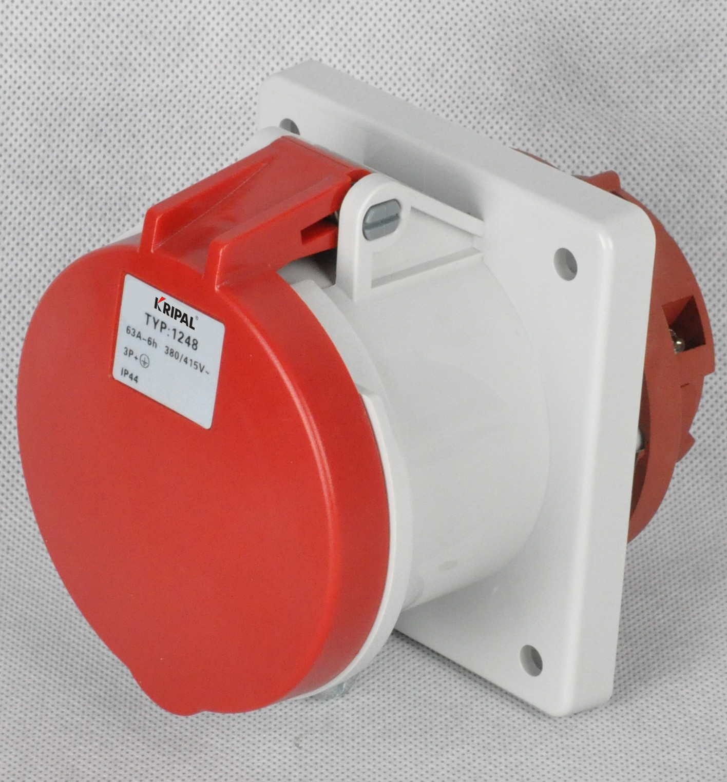 IP44 Protection Grade Industrial Power Socket / 32 Amp Industrial Socket