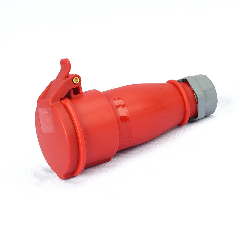 380V IP44 4Pin Industrial Socket Connection IEC Standard Safety