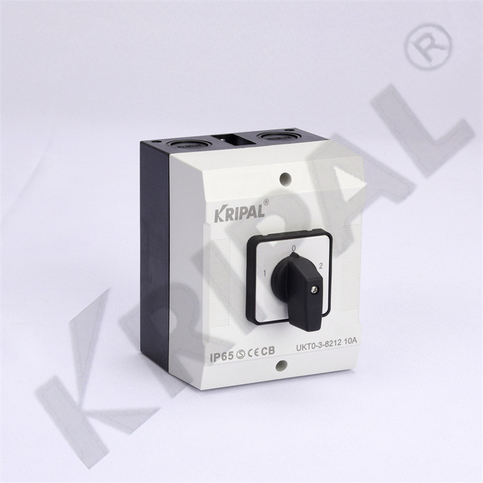 KRIPAL Rotary Changeover Cam Switch UKT IP65 230-440V 3 Phase