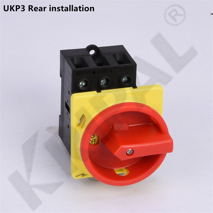 IEC Standard 50A 3P IP65 Electric Waterproof Isolator Switch 230-440V