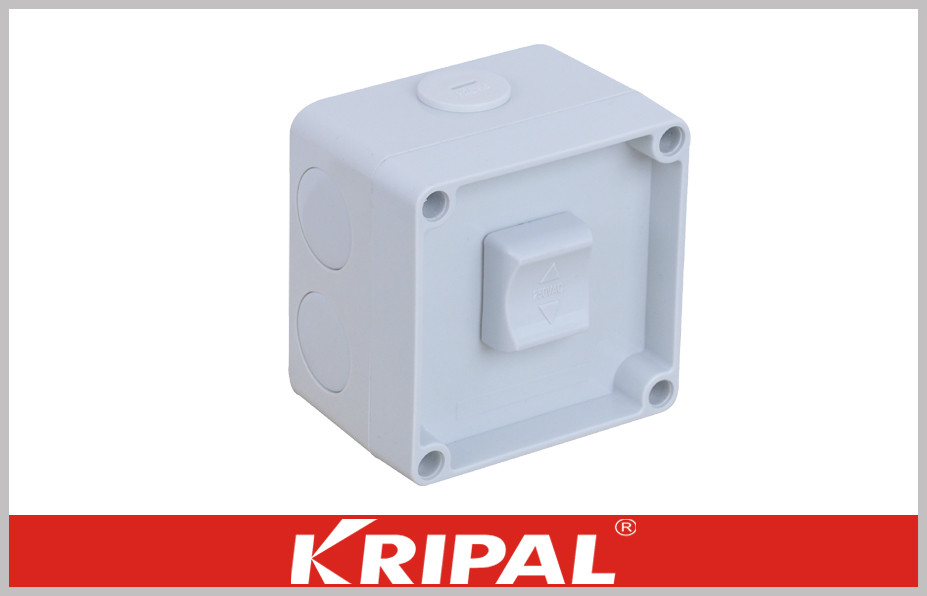 Single Pole Single Throw Switch Isolator Socket with Surface Mounting