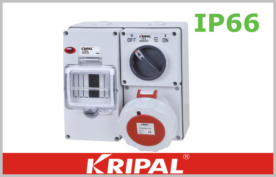 Customized Weatherproof Industrial Outlets Reefer Container Socket 500V